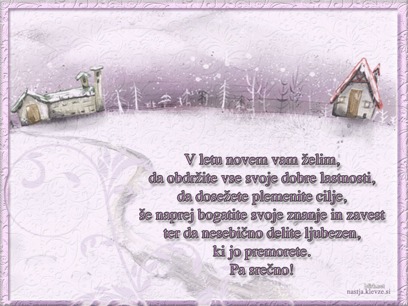 Novoletni verzi - Pozitivčica